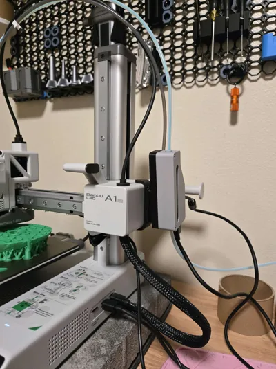 A1 Series AMS Hub Bracket - Free 3D Print Model - MakerWorld