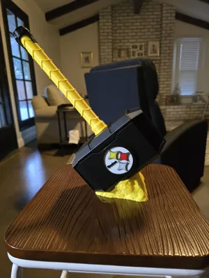 Pittsburgh Steelers Thors Hammer Remixed by Cosmic Prints MakerWorld ...