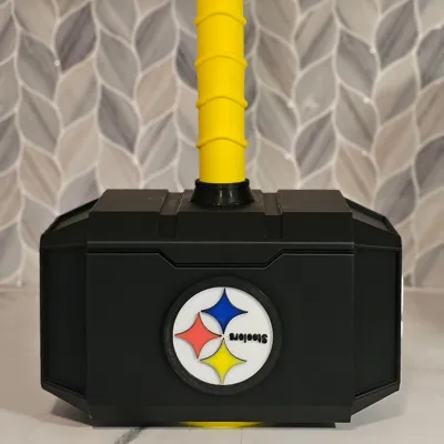 Pittsburgh Steelers Thors Hammer Remixed by Cosmic Prints MakerWorld ...