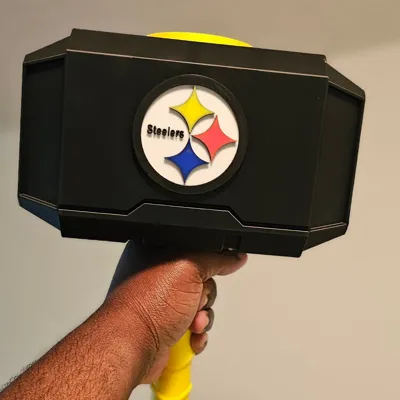 Pittsburgh Steelers Thors Hammer Remixed by Cosmic Prints MakerWorld ...