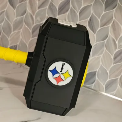 Pittsburgh Steelers Thors Hammer Remixed by Cosmic Prints MakerWorld ...