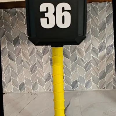 Pittsburgh Steelers Thors Hammer Remixed by Cosmic Prints MakerWorld ...