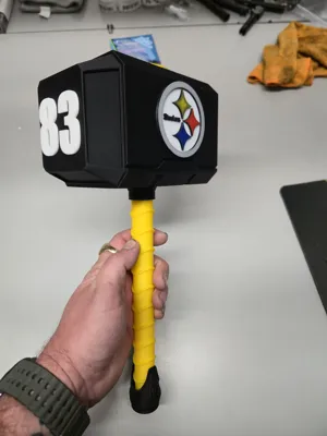 Pittsburgh Steelers Thors Hammer Remixed by Cosmic Prints MakerWorld ...