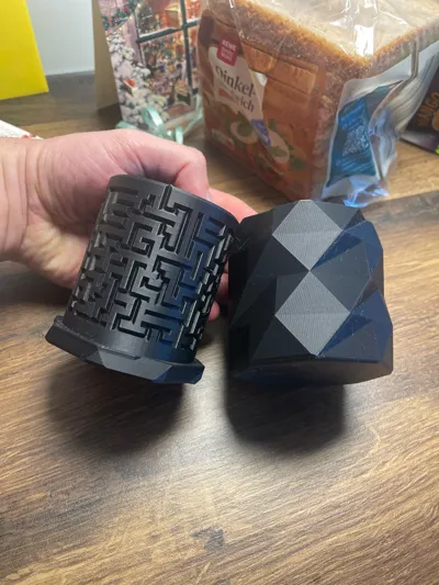 Maze Puzzle Box - Low Poly design - Free 3D Print Model - MakerWorld