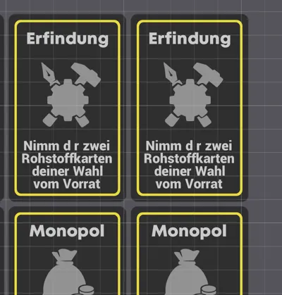 Settlers of Catan Development Cards - Free 3D Print Model - MakerWorld