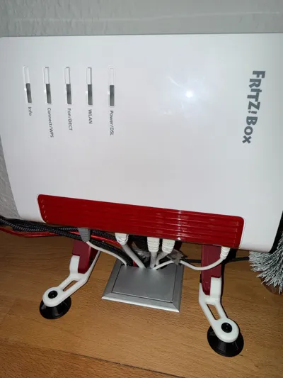 FRITZ!Box stand - Industrial - Free 3D Print Model - MakerWorld