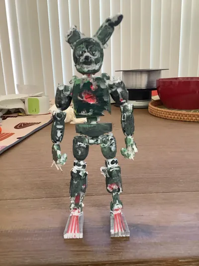 SpringTrap action figure - Free 3D Print Model - MakerWorld