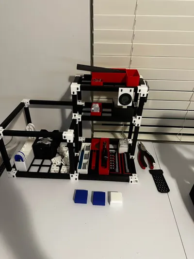 Modular Gridfinity Shelf for HomeRacker - Free 3D Print Model - MakerWorld