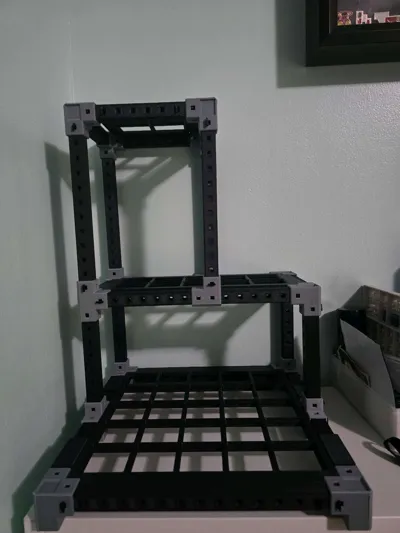 Modular Gridfinity Shelf for HomeRacker - Free 3D Print Model - MakerWorld