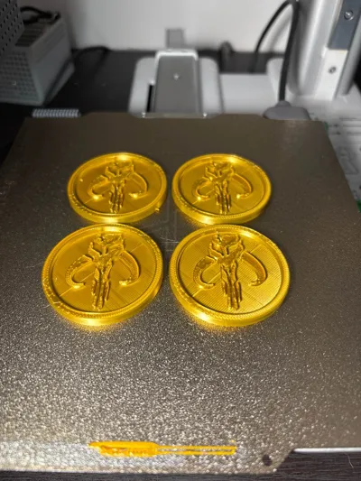 Mandalorian symbol coin by RSdesign3D MakerWorld: Download Free 3D Models