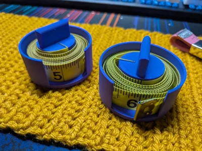 Fabric Measuring Tape Winder Easy Grip - Free 3D Print Model - MakerWorld