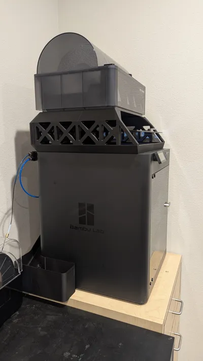 V2 Ultimate Vented Riser P1P/S - X1C/E Remixed by Fat TonyMakerWorld ...