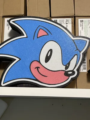 Sonic the Hedgehog Light Box by Picture_it - MakerWorld