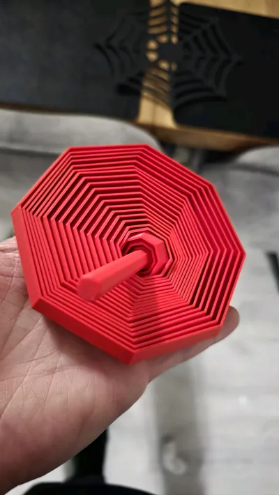 Octagonal Fidget Spinner (Print in Place, no supports) - Free 3D Print ...