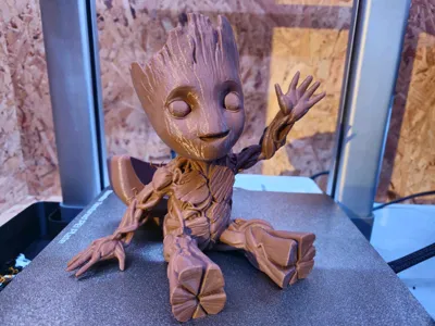 Groot Alexa Echo Dot 3 Holder - Free 3D Print Model - MakerWorld