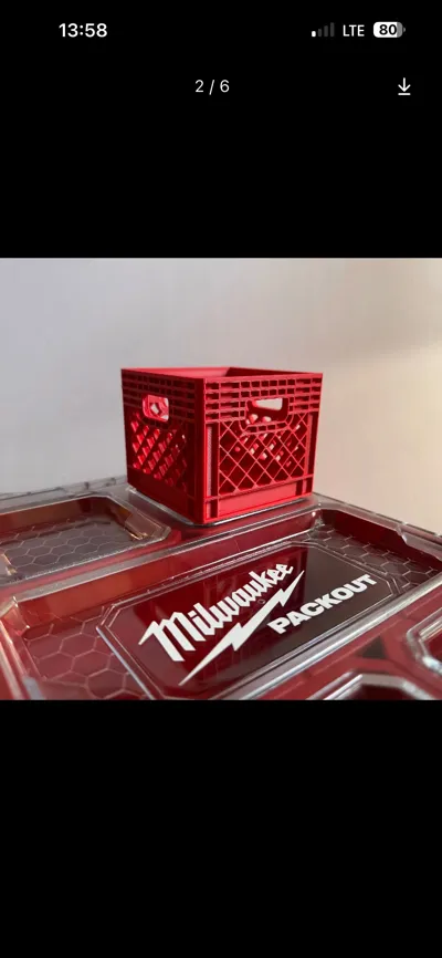 Milwaukee Packout Crate - Free 3D Print Model - MakerWorld