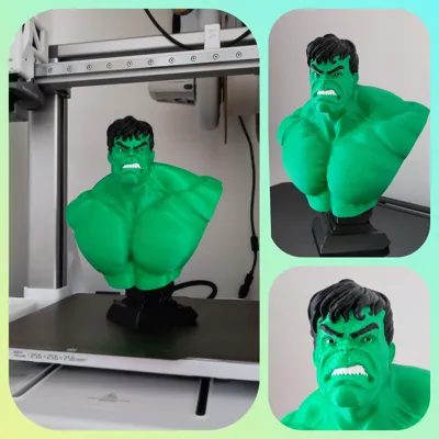 Hulk Bust - Multicolor by Deltree3D MakerWorld: Download Free 3D Models