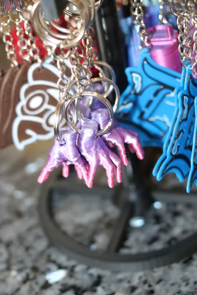 Wednesday Addams Thing Keychain by threedee - MakerWorld