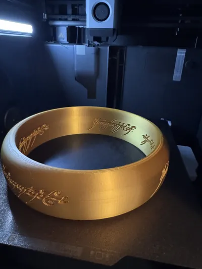 LOTR The Ring Dice Tray by Duckbang MakerWorld: Download Free 3D Models