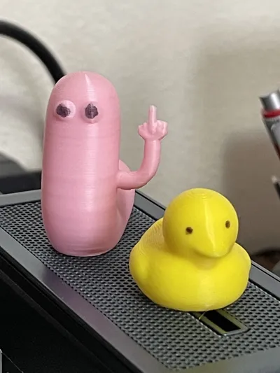 Gang of Worms - Donald, the grumpy worm by Valeria Momo - MakerWorld