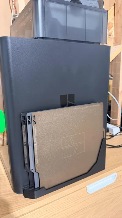 Low-Profile Build Plate Rack V3 - Free 3D Print Model - MakerWorld