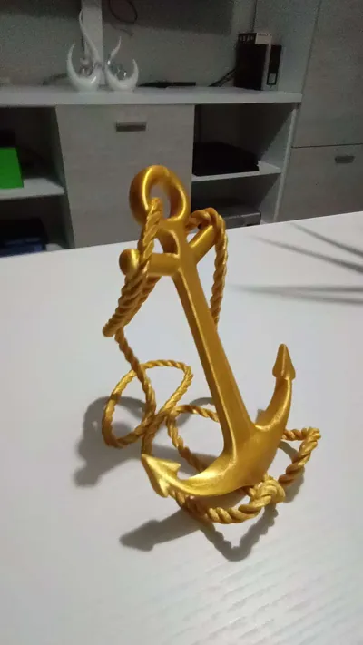Anchor Phone Stand - Free 3D Print Model - MakerWorld