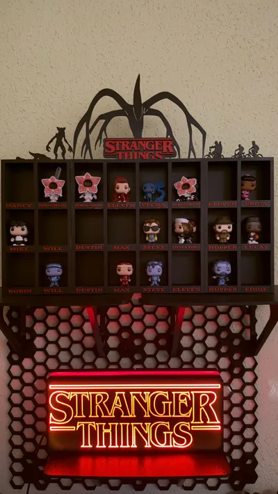 Stranger things, Kinder joy funko pop stand - Free 3D Print Model ...