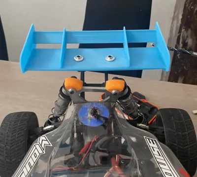 1/8 Scale RC Buggy Wing (no holes) - Free 3D Print Model - MakerWorld