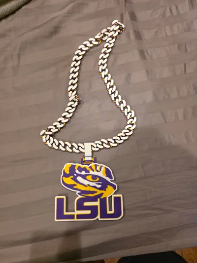 LSU Sports Chain - Free 3D Print Model - MakerWorld