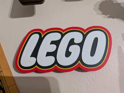 LEGOs Lettering - FanArt sign - no AMS - Free 3D Print Model - MakerWorld