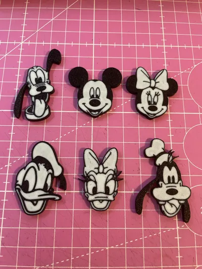 Disney Magnets by Byrd Anthony MakerWorld: Download Free 3D Models