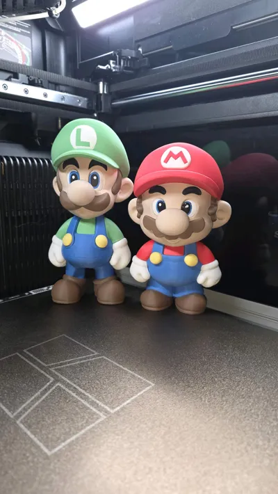 Chibi Luigi Multi-Color Multi-Part Print (No AMS required) - Free 3D ...