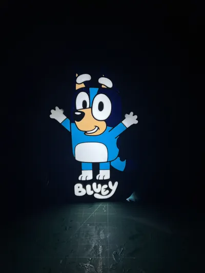 Bluey Light Box by lryan7310 MakerWorld: Download Free 3D Models