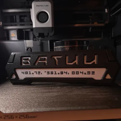 Batuu Sign -Star Wars Galaxy's Edge - Free 3D Print Model - MakerWorld