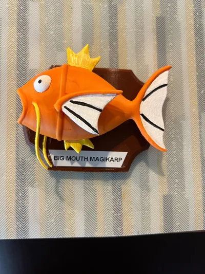 Big Mouth Magikarp (Billy Bass) - Free 3D Print Model - MakerWorld