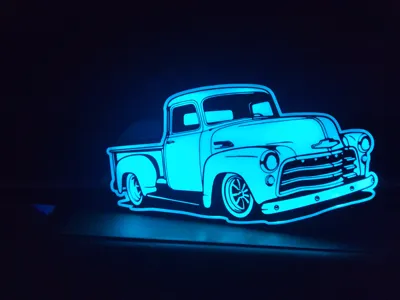 Classic Truck Light Box by 3dddman - MakerWorld