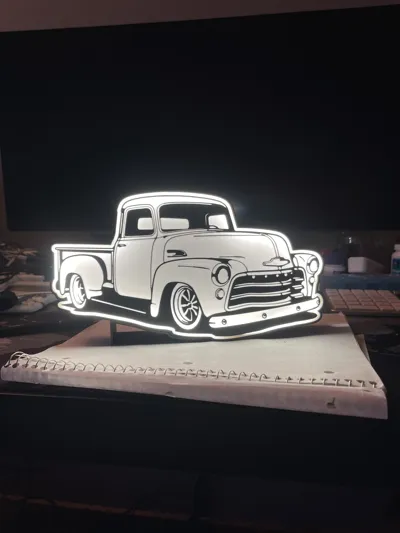 Classic Truck Light Box by 3dddman - MakerWorld
