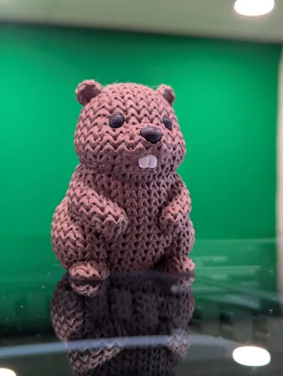 Knitted Beaver - Free 3D Print Model - MakerWorld