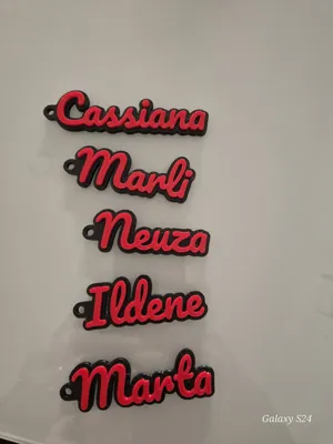 Customizable Name keychain - Free 3D Print Model - MakerWorld
