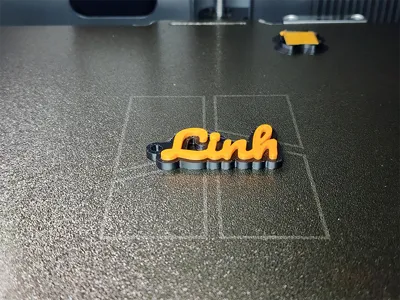 Customizable Name keychain - Free 3D Print Model - MakerWorld