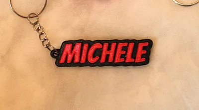 Customizable Name keychain - Free 3D Print Model - MakerWorld