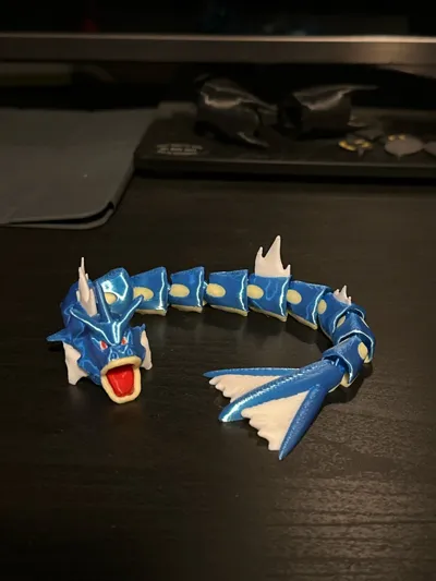 Articulated Gyarados - Pokemon - Free 3D Print Model - MakerWorld