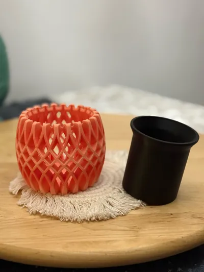 Interweave – Two parts. One statement. - Free 3D Print Model - MakerWorld