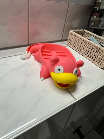 Slowpoke soap dish/drain box - Free 3D Print Model - MakerWorld
