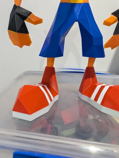 Crash Bandicoot Figure - Low Poly PS1 - NO AMS by Arniel86 MakerWorld ...