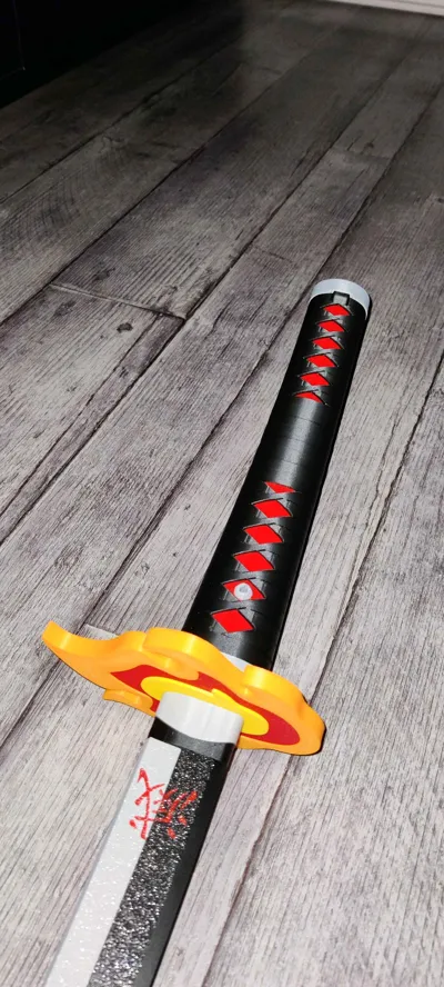 [FullBlade]Demon slayer Sword Tanjiro's new sword - Free 3D Print Model ...