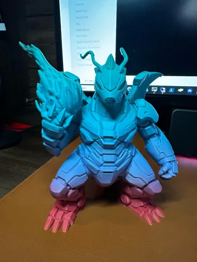 Mecha Pokemon Series — Cyber Dragonite Statue - Free 3D Print Model ...