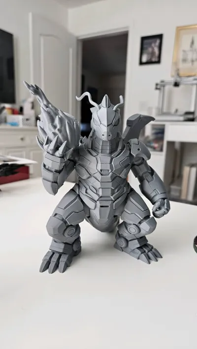 Mecha Pokemon Series — Cyber Dragonite Statue - Free 3D Print Model ...