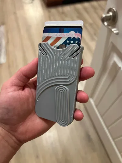 Cascade card wallet V3 - Free 3D Print Model - MakerWorld