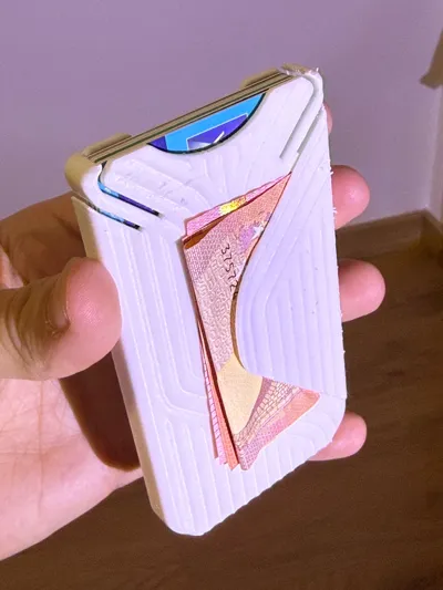 Cascade card wallet V3 - Free 3D Print Model - MakerWorld